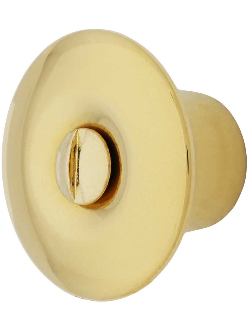 Stamped Brass Hoosier Cabinet Knob - 1 1/8" Diameter | House of Antique Hardware